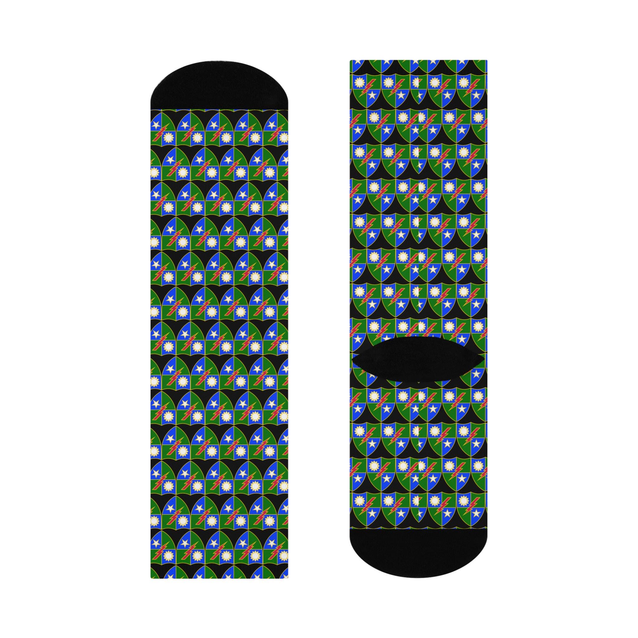 75th Ranger Regiment DUI RLTW! Pattern Cushioned Crew Socks - Etsy