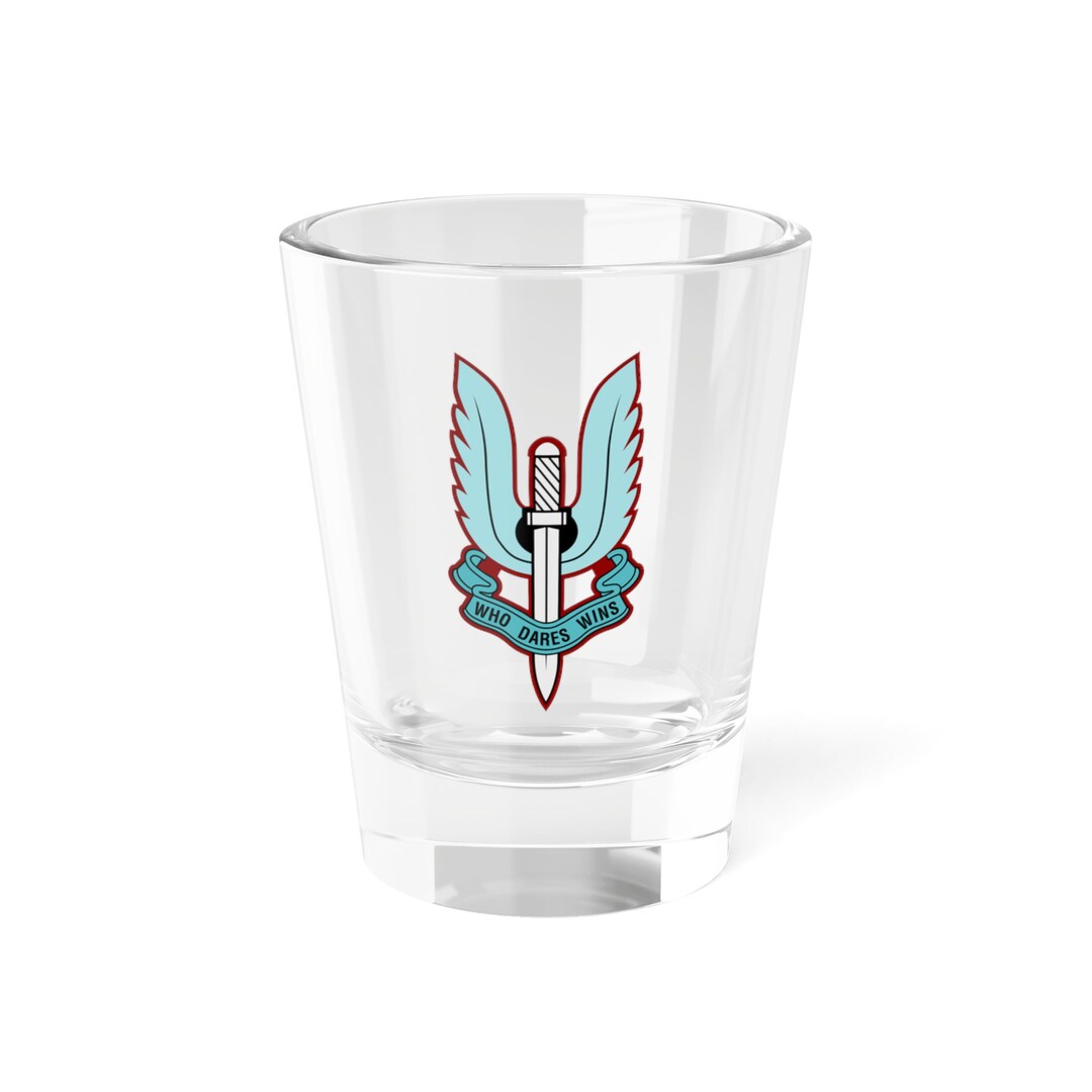 UK 22nd Special Air Service Regiment SAS "who Dares Wins" Shot Glass, 1 ...