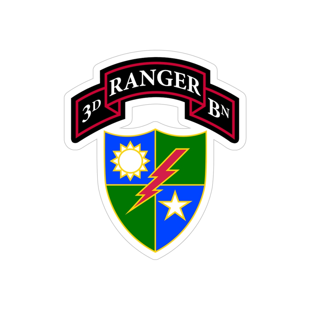 3/75 3rd Ranger Battalion, 75th Ranger Regiment RLTW Scroll and DUI ...