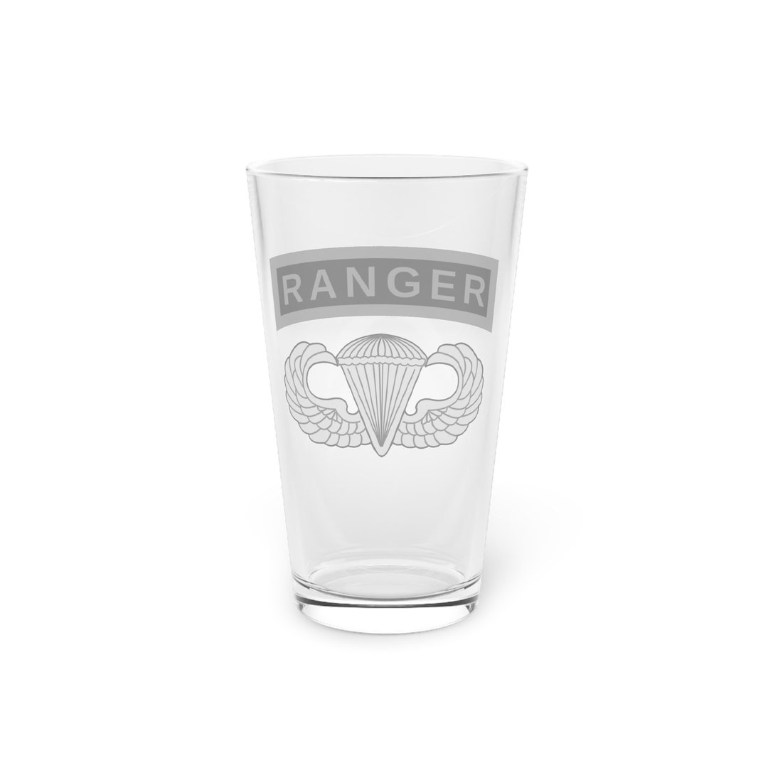 Subdued US Army Airborne Ranger Pint Glass, 16oz *free Shipping* - Etsy