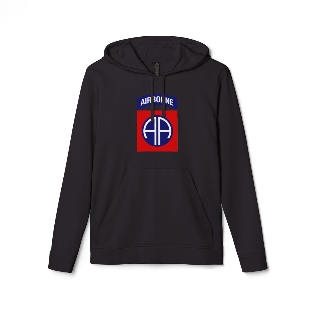 Army 82nd Airborne Division "all American" Adidas® Unisex Fleece Hoodie ...