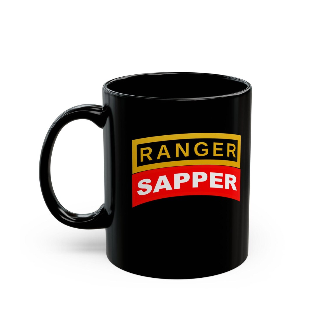 Airborne Ranger & Sapper Tabs Black Mug (11oz, 15oz) - Etsy