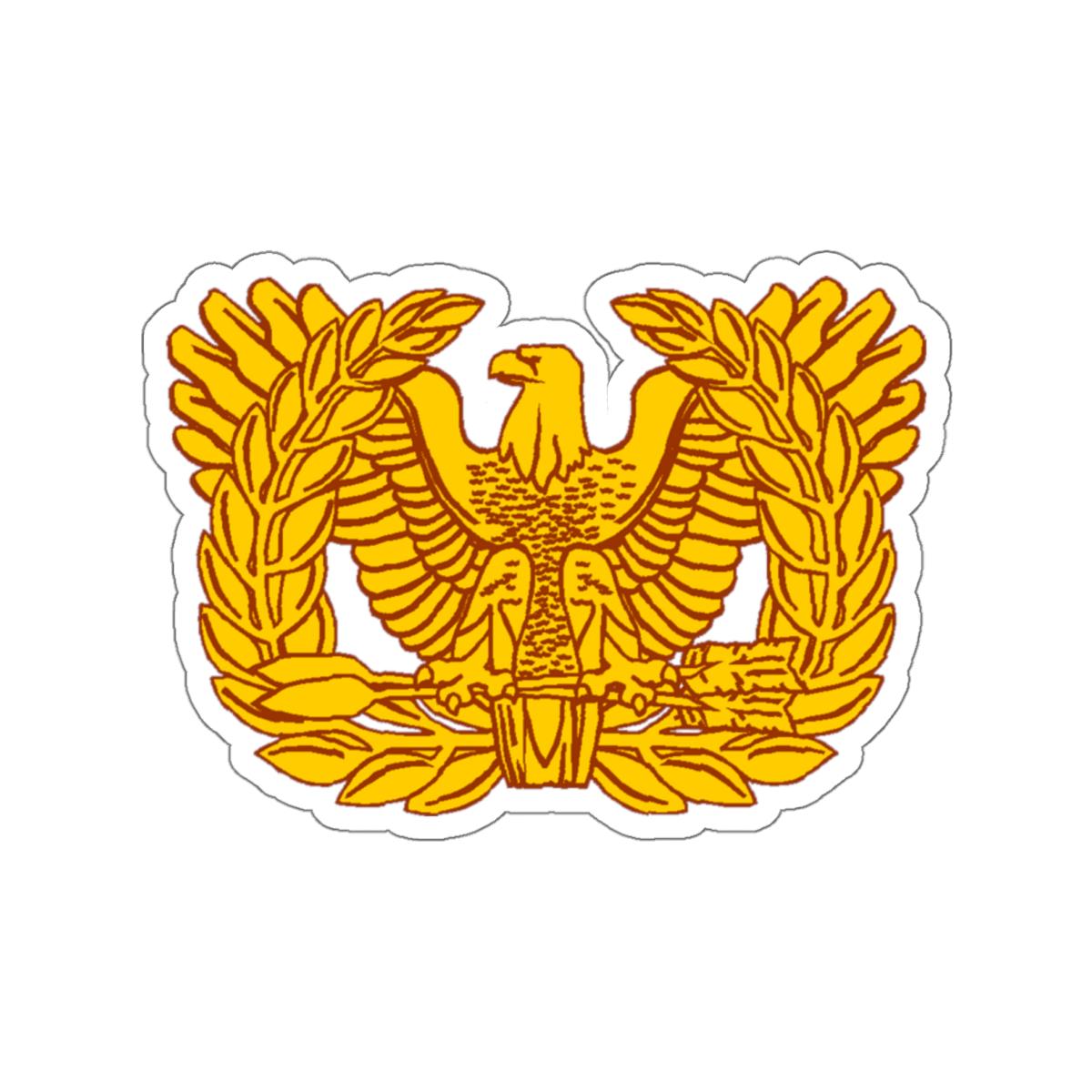 Army Warrant Officer Gold "rising Eagle" Insignia Die-cut Stickers - Etsy
