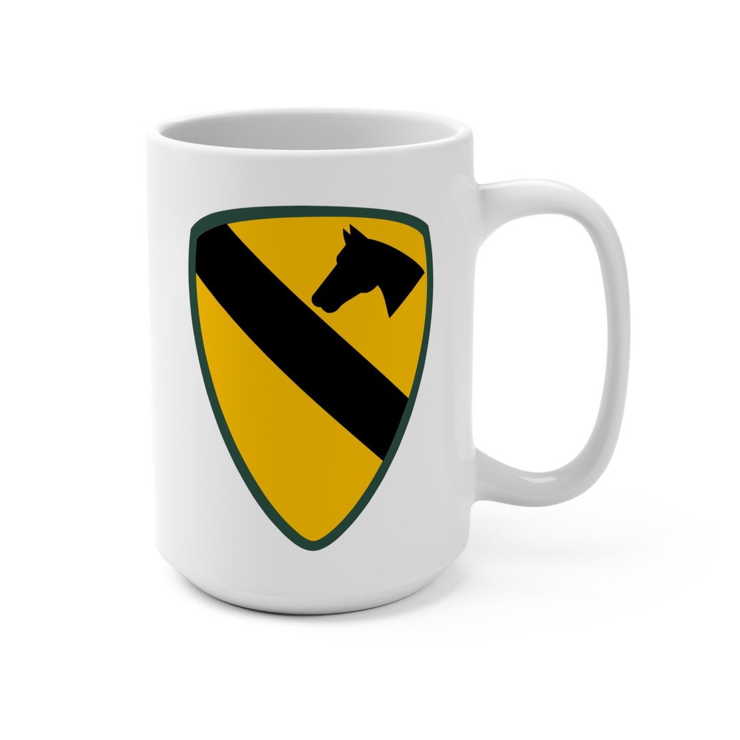 U.S. 1st Cavalry Division 1CD "first Team" Logo Mug 15oz - Etsy