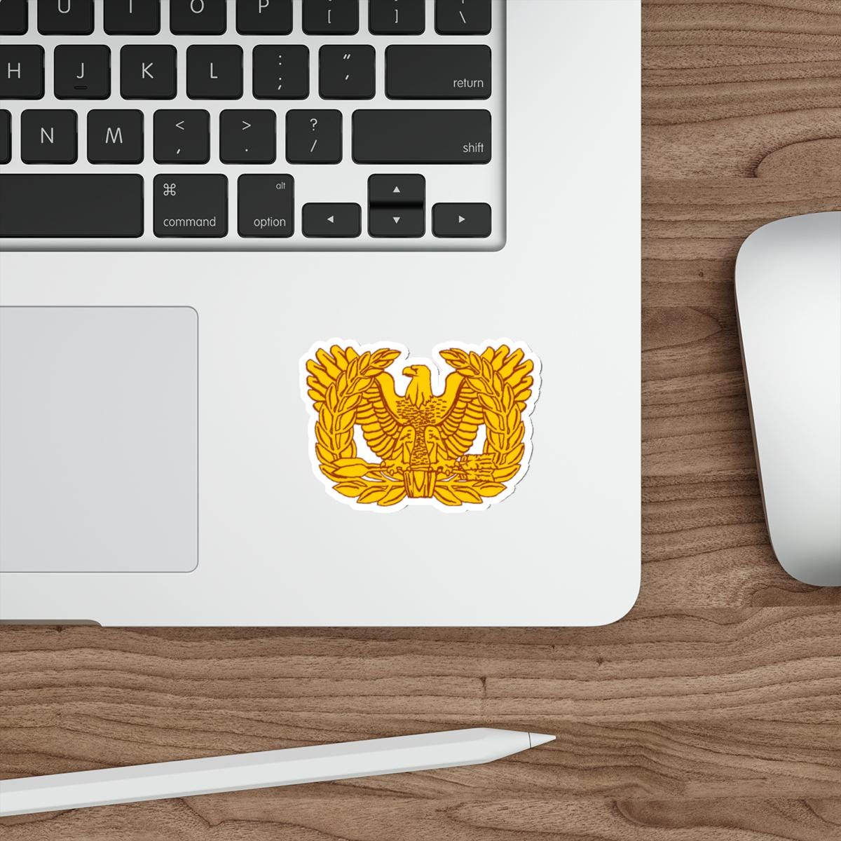 Army Warrant Officer Gold "rising Eagle" Insignia Die-cut Stickers - Etsy