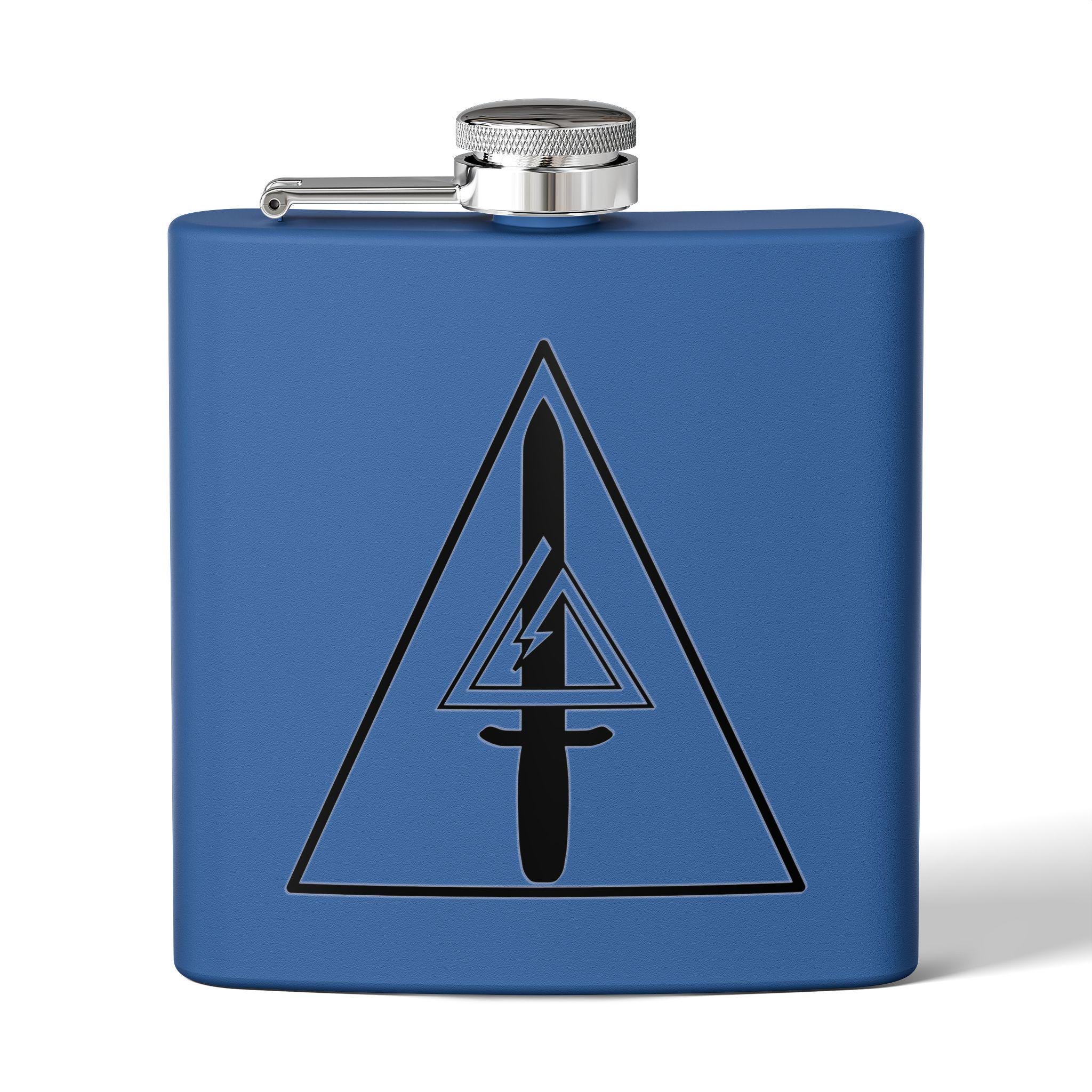US Army Delta Force SFOD Subdued Logo Flask | Stainless Steel 6oz Hip ...