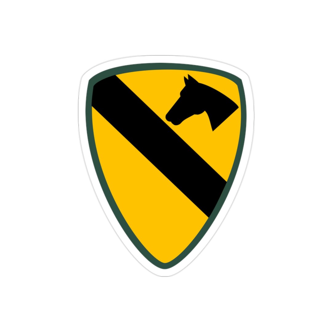 U.S. 1st Cavalry Division 1CD first Team Transparent Outdoor Stickers ...