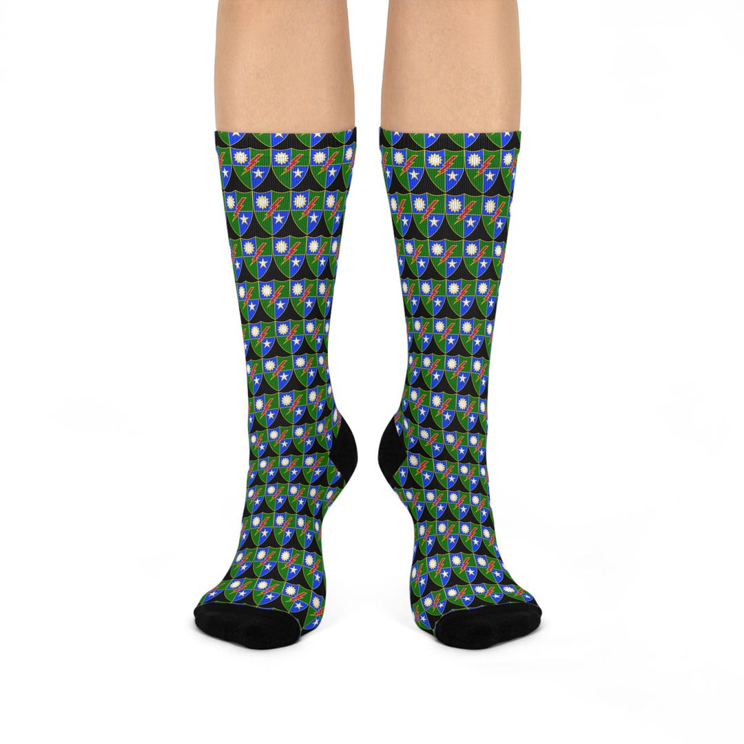 75th Ranger Regiment DUI RLTW! Pattern Cushioned Crew Socks - Etsy