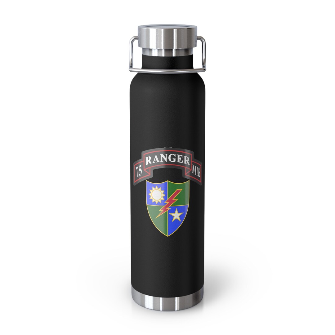 75th Ranger RMIB Insulated Bottle: Military Intelligence Scroll, 22oz ...