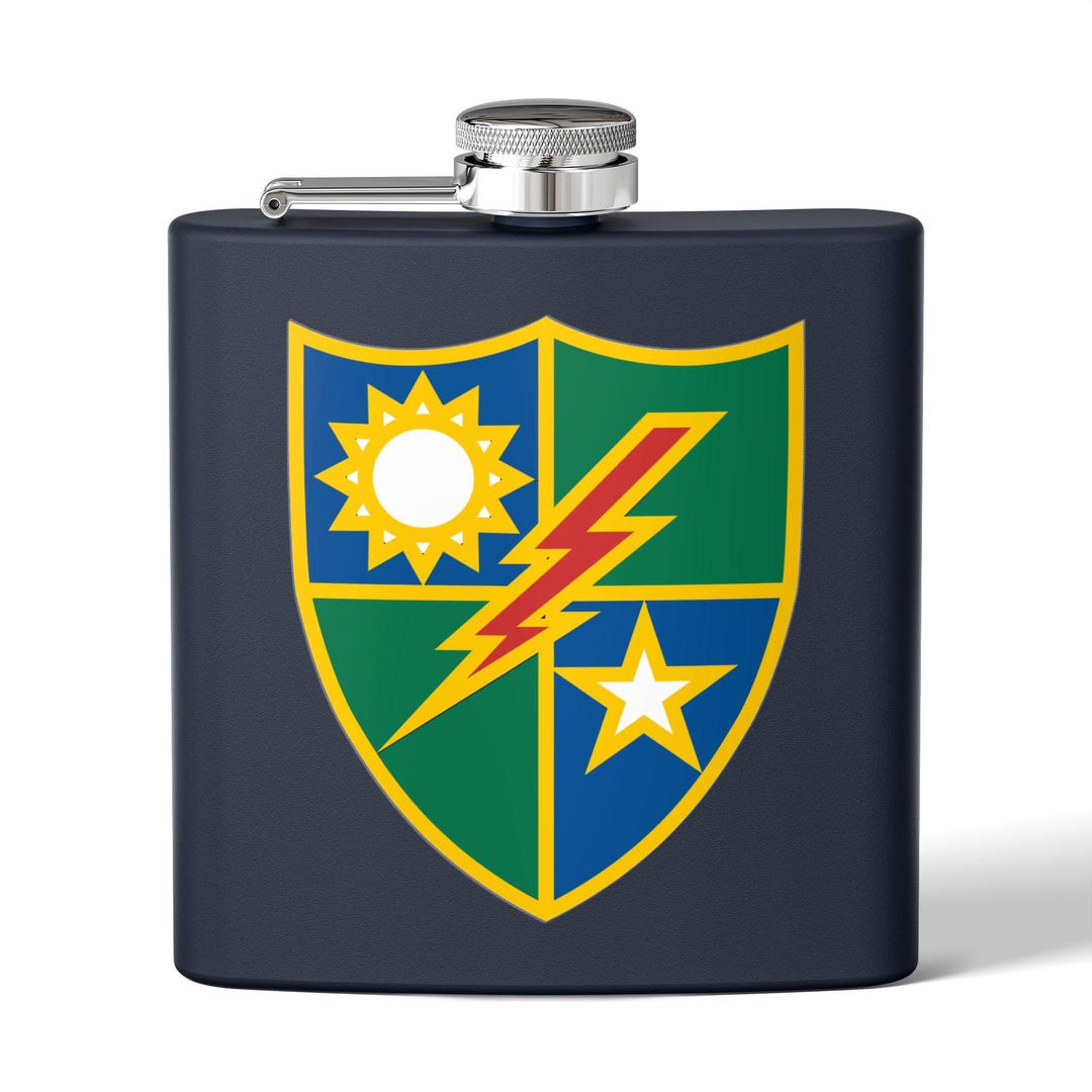 75th Ranger Regiment DUI Flask | Stainless Steel 6oz Hip Flask - Etsy