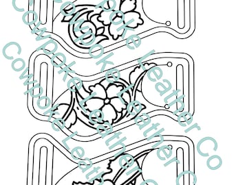 Horizontal Floral Knife Holster Pattern Pack - Etsy