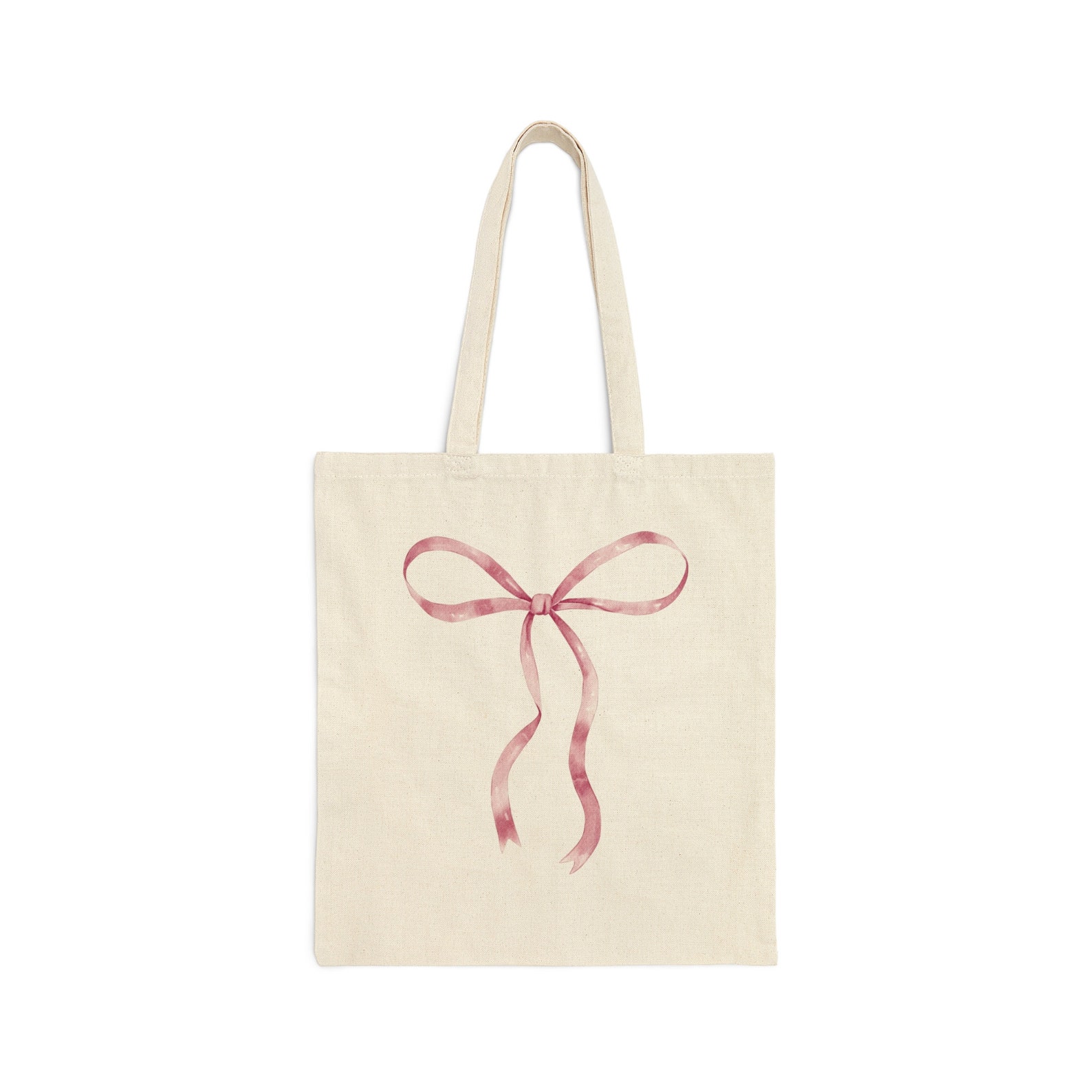 Pink Bow Tote Bag Coquette Aesthetic Trendy Tote Bag Coquette Ribbon ...