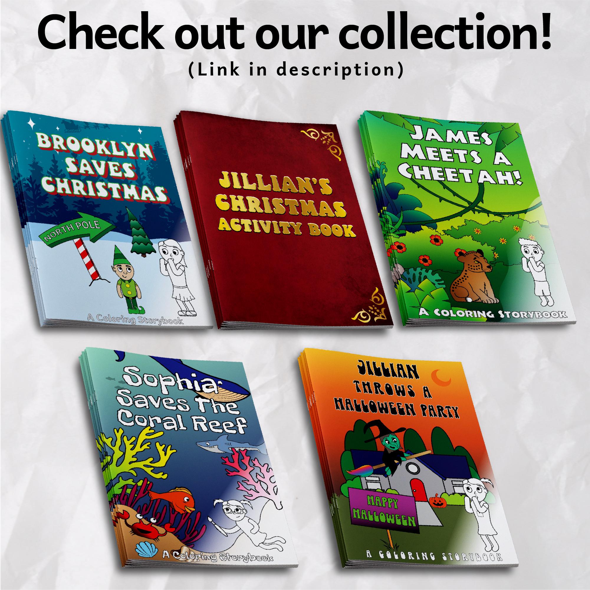 Custom Coloring Book | Personalized Coloring Book | Kids Coloring Book ...