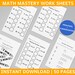 50 Math Mastery Worksheets for Preschool & Kindergarten | Addition ...