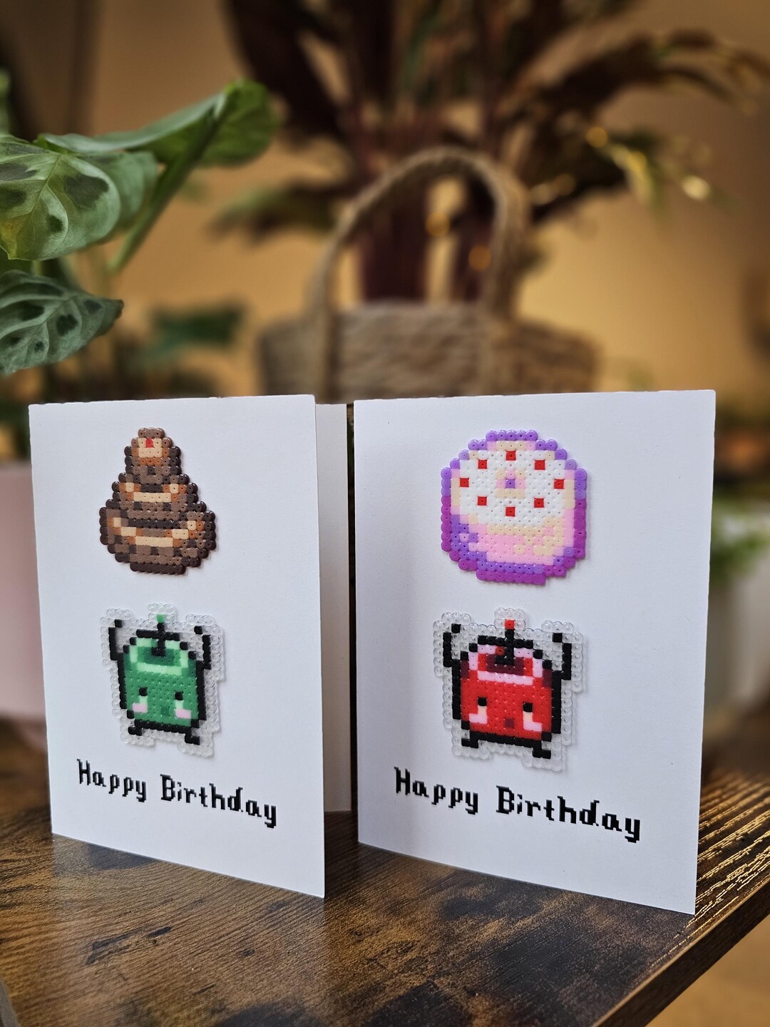 Stardew Valley Junimo Cake Birthday Card - Etsy
