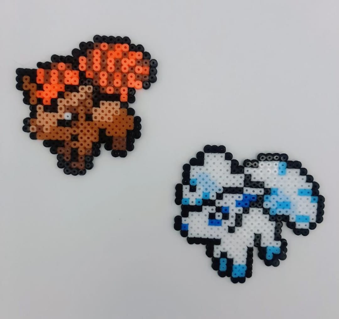 Pokémon Vulpix / Alolan Vulpix Pixel Art Fridge Magnet - Etsy