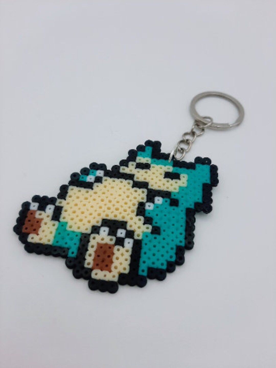 Pokémon Snorlax Pixel Art Keychain - Etsy