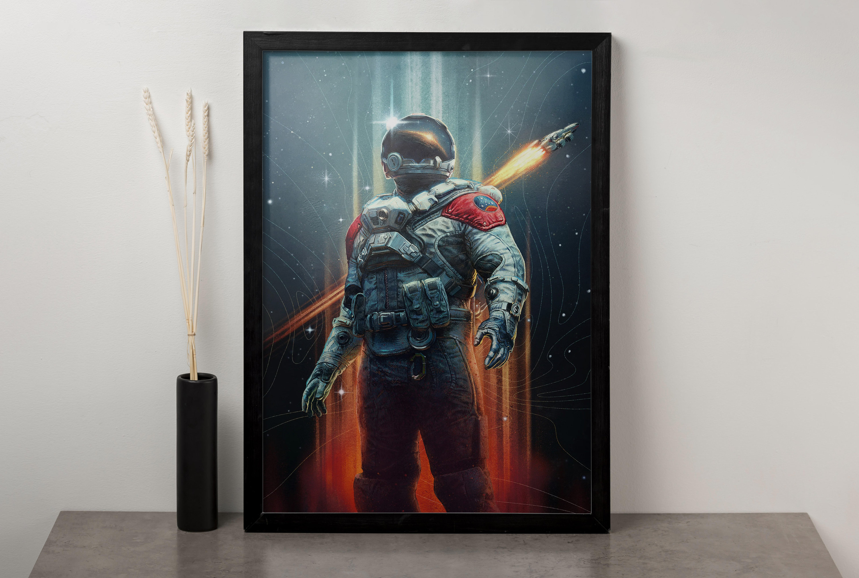 Starfield Cover Image Wall Art, Starfield Canvas, Starfield Wall Decor ...