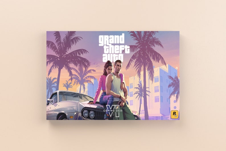 Grand Theft Auto VI Kunst GTA VI Leinwand Gta 6 Poster - Etsy.de