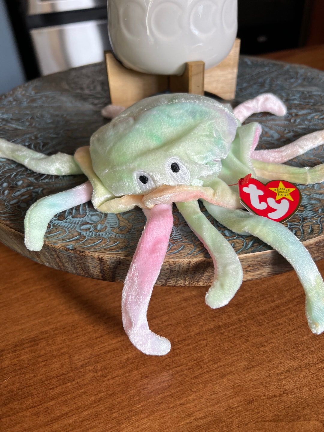 TY Beanie Baby "goochy" Jellyfish Rare W/ Errors 1998 / 1999 Retired - Etsy