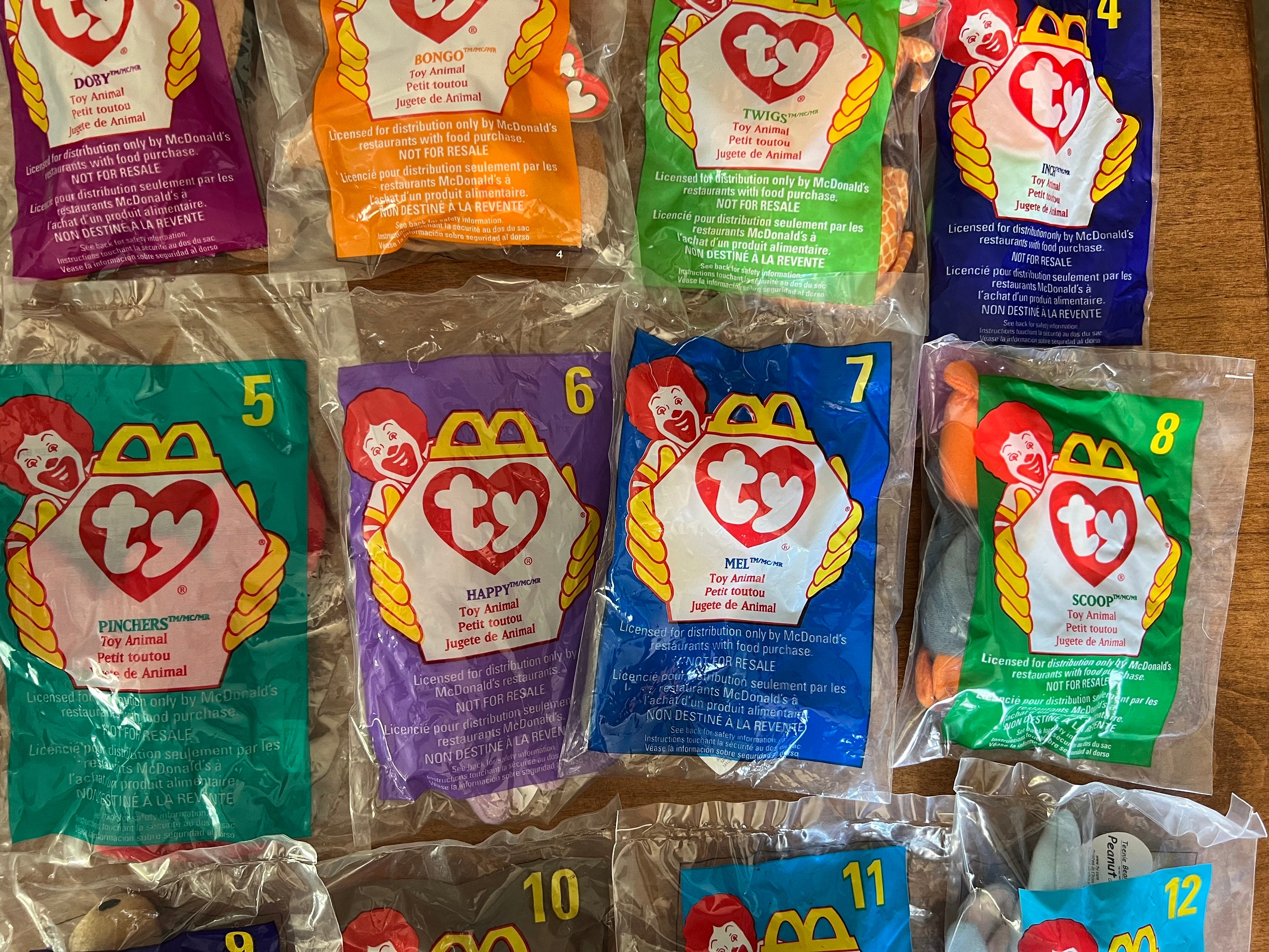 1998 Complete Set Mcdonald’s Beanie Babies - Etsy
