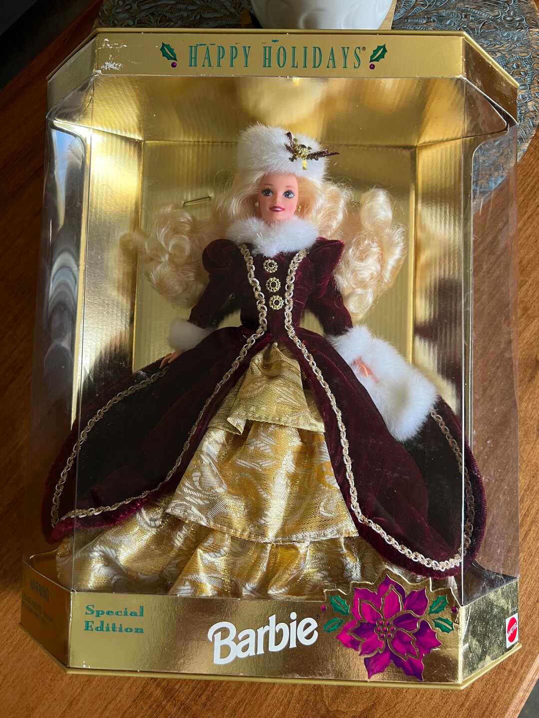 Mattel 15646 Christmas Barbie Happy Holidays 1996 Special Edition. - Etsy