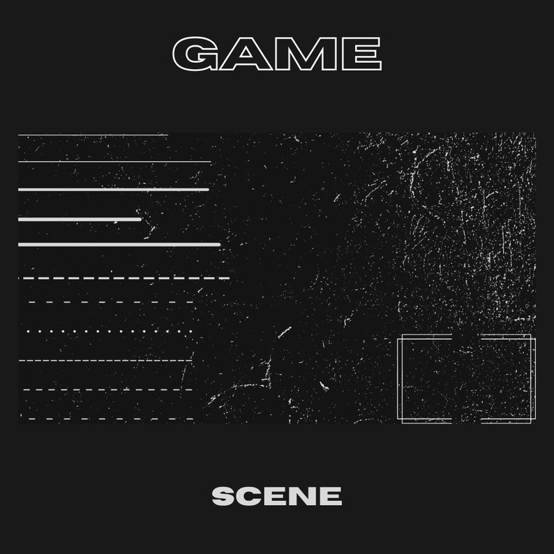 WHITE LINE Animated Stream Overlay Pack Twitch Overlay Package Animated ...