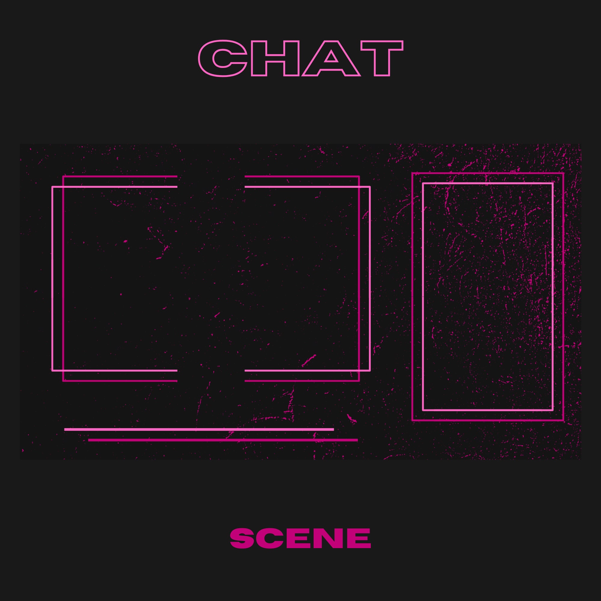 PINK LINE Animated Stream Overlay Pack Twitch Overlay Package Animated ...