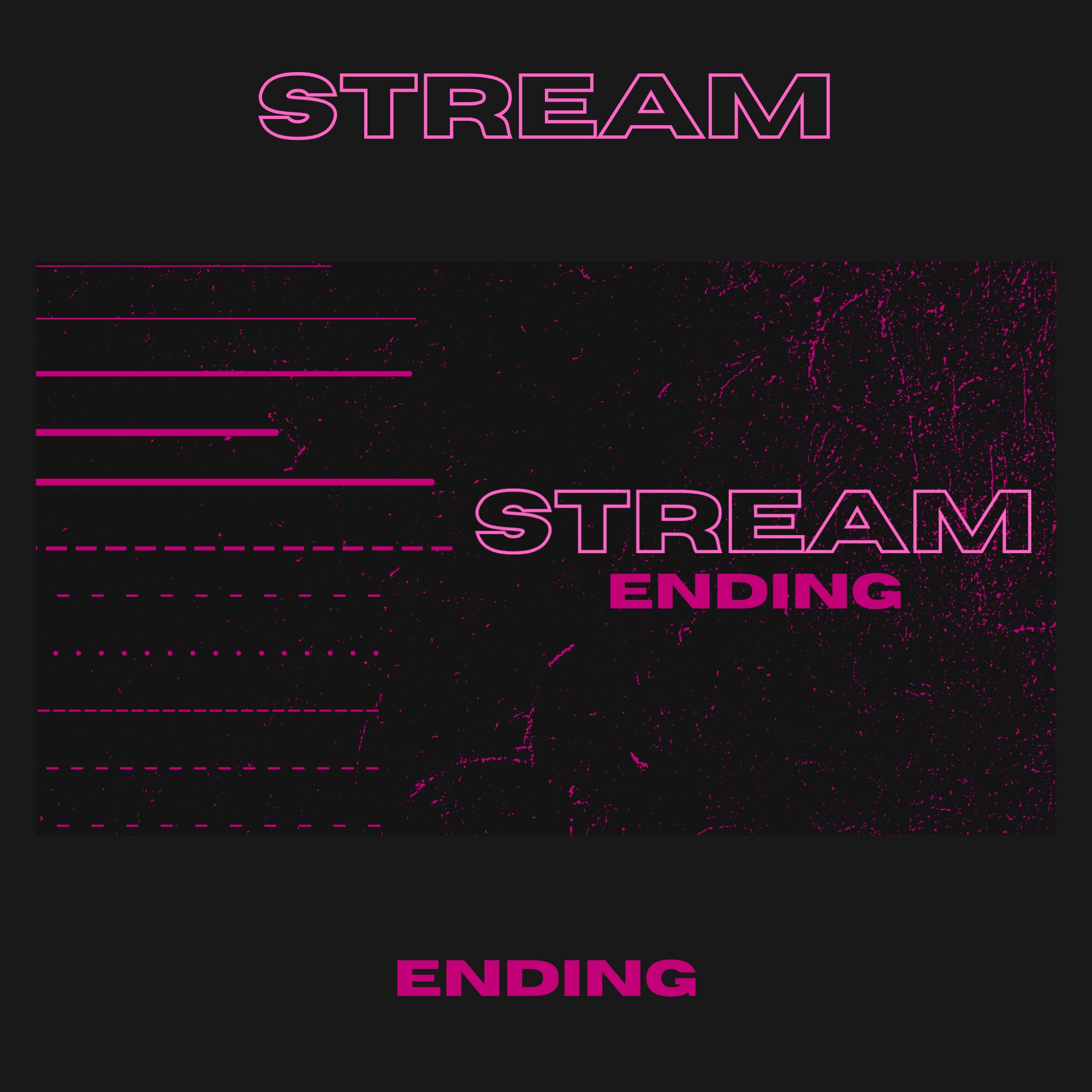 PINK LINE Animated Stream Overlay Pack Twitch Overlay Package Animated ...