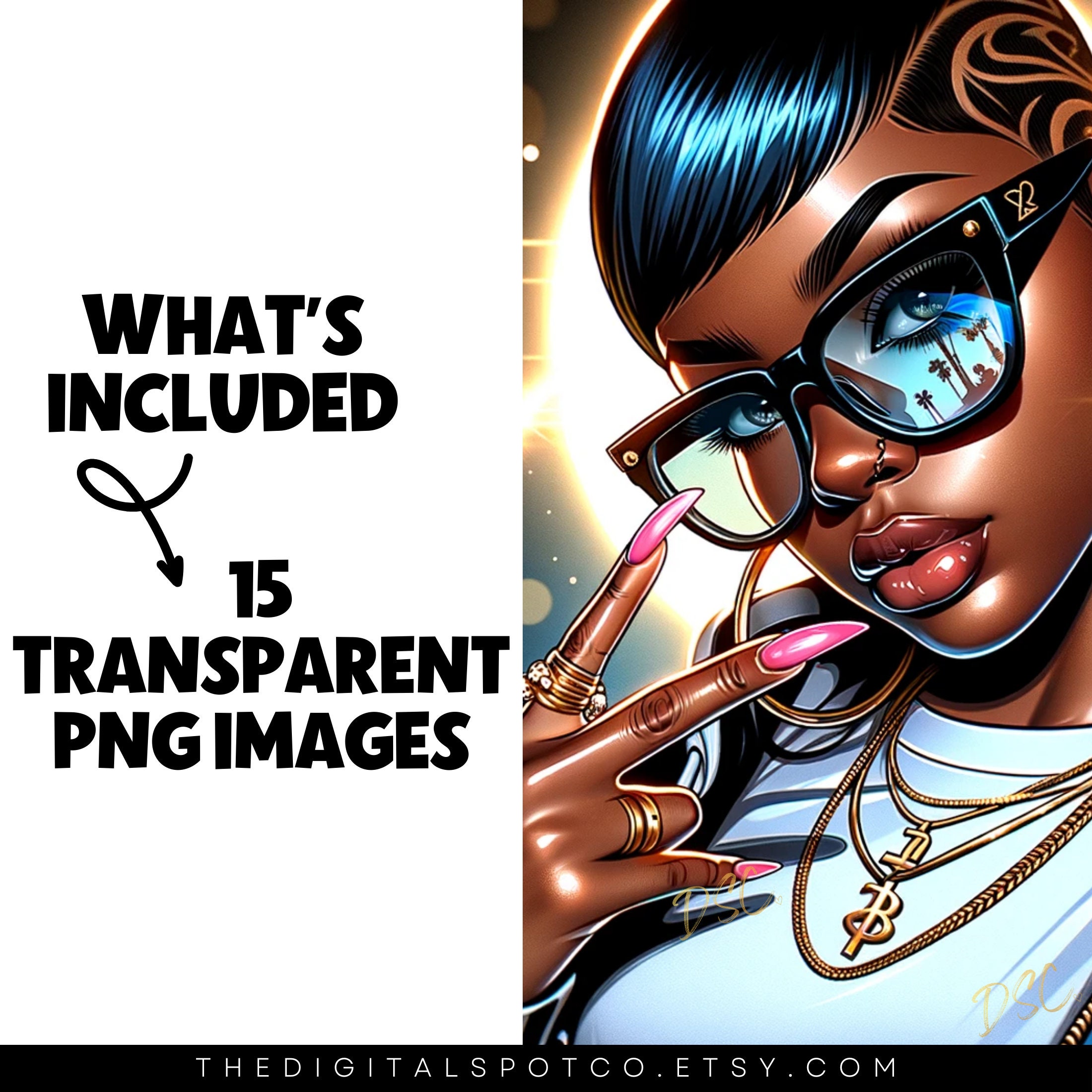 Chat GPT Dall-e3 Ai Art High-resolution Pngs, 15 Transparent Ai Art Images, Black Women Ai Art ...