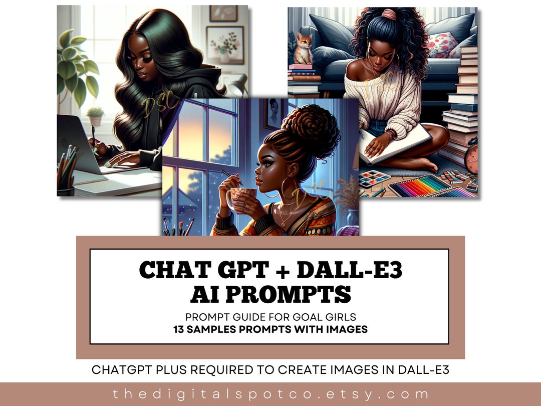 Dall-e3 & Chatgpt V4 Ai Art Prompt Guide, 13 Sample Prompts With Sample ...