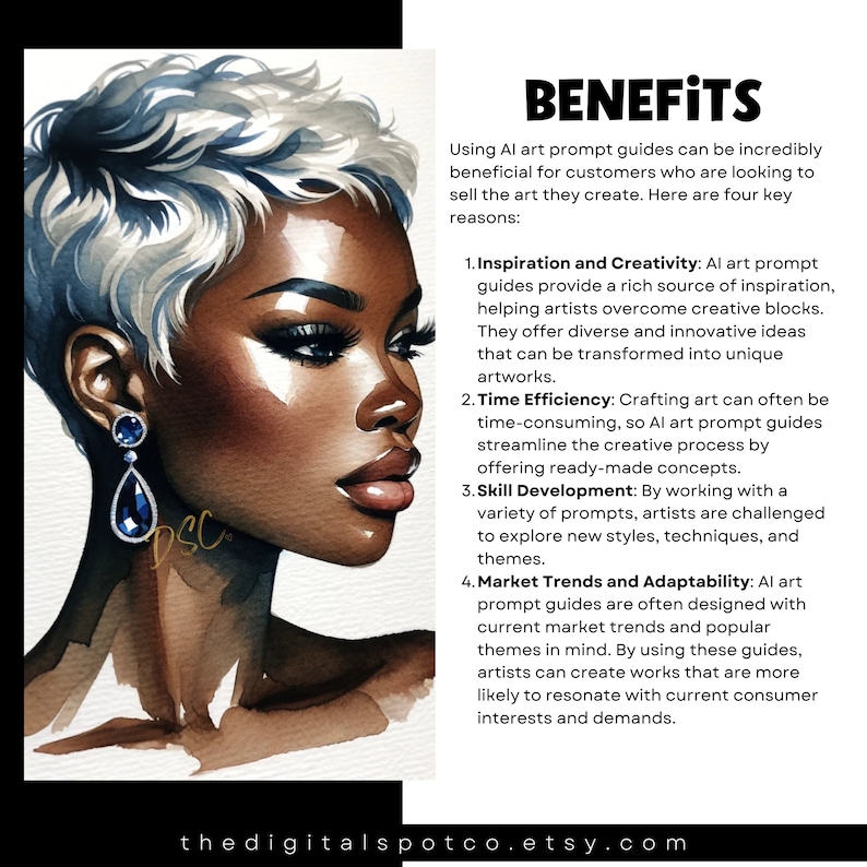 Dall E3 And Chatgpt V4 Ai Art Prompt Guide 18 Sample Prompts Watercolor Black Women Generated