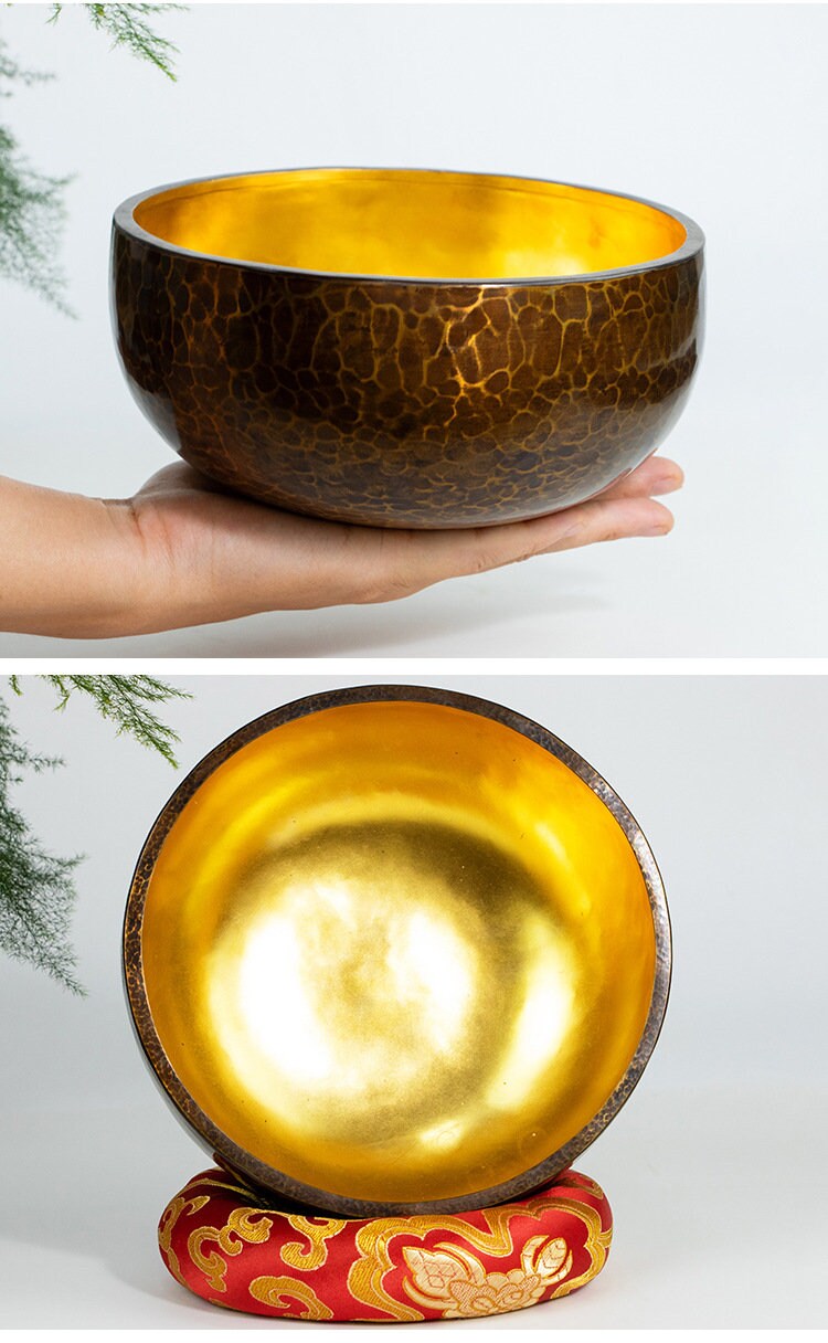 Nepal Buddha Bowl Copper Bowl Chime Copper Buddha Bowl Yoga Meditation ...