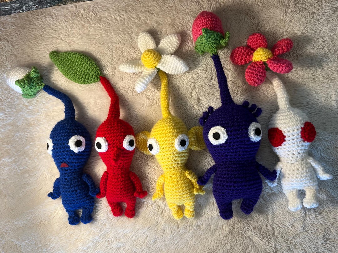 Crocheted Pikmin - Etsy
