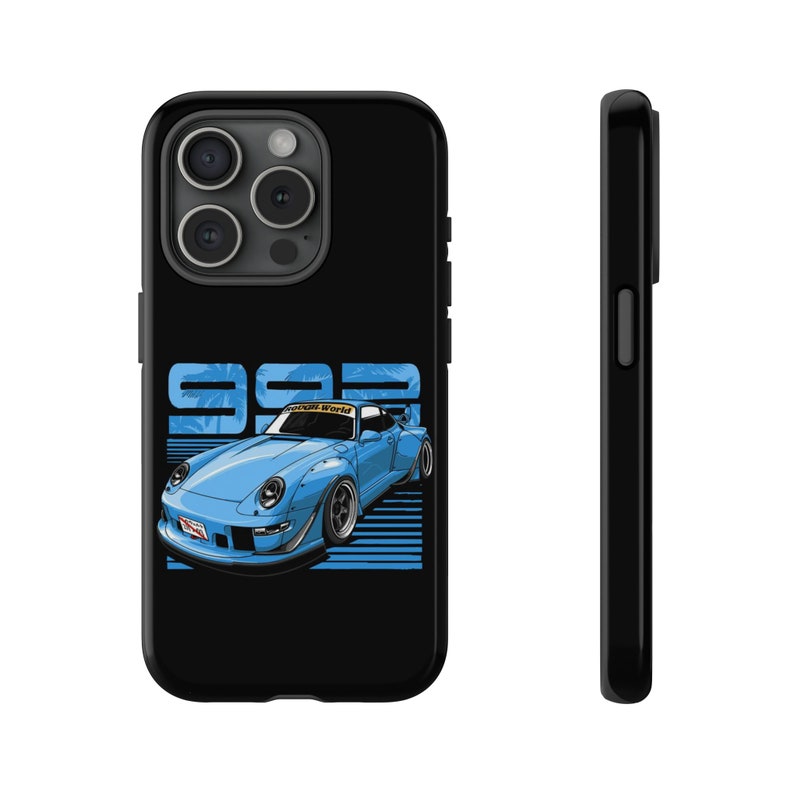 Matte or Glossy Finish PORSCHE 992 Blue Car Apple iPhone CASE Gift for ...