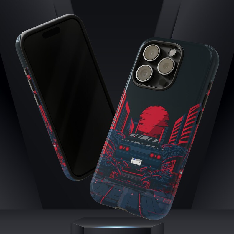 Night Rider NISSAN SKYLINE R32 Gtr Car iPhone Case for Multiple Models ...