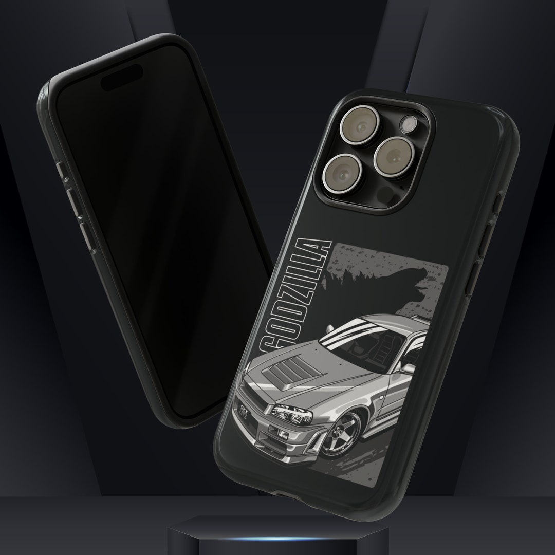 Nissan Skyline R34 GTR Godzilla iPhone Samsung Google Case, JDM Car ...