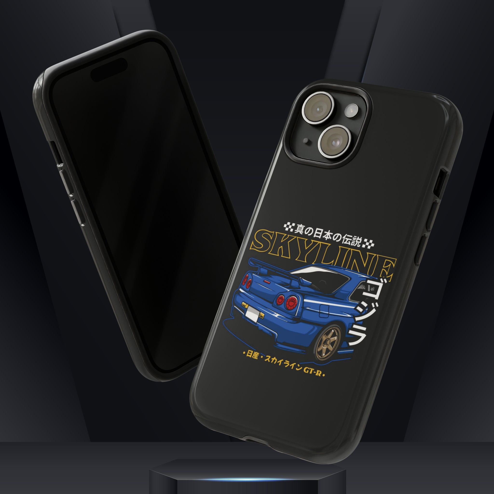 Nissan SKYLINE GTR R34 iPhone Case in Glossy and Matte Finish ...