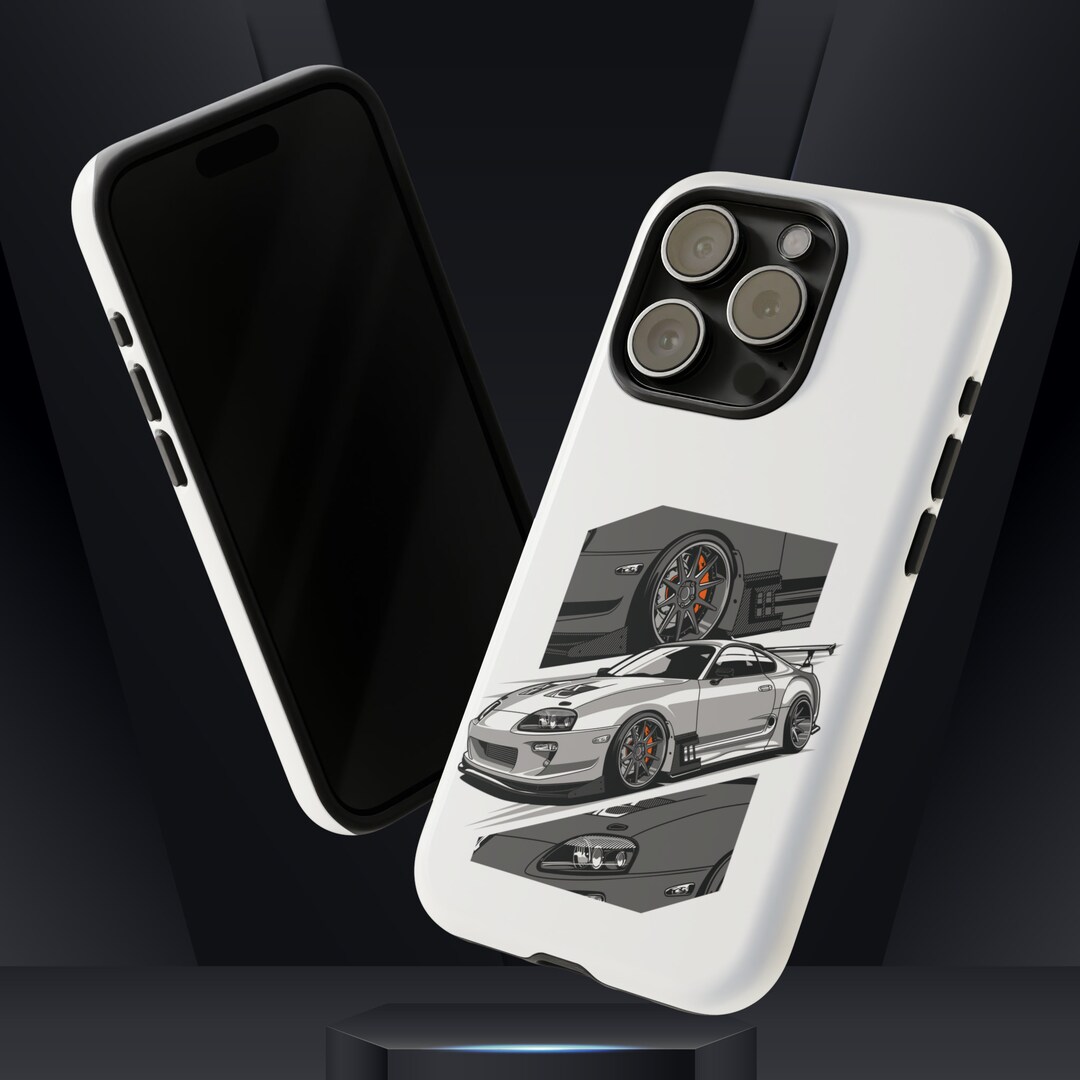 IPhone Case Toyota Supra MK4 A80 White Tough Cases - Etsy