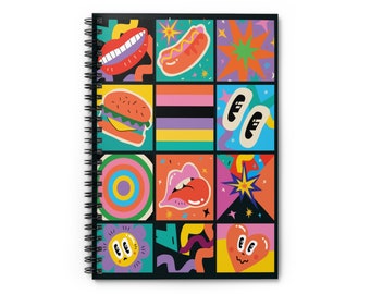 Math Spiral Notebook - Ruled Line - Etsy