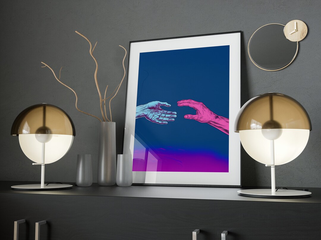 Art Poster - Reaching Hands | Wall Art | Wall & Room Decor | Physical ...