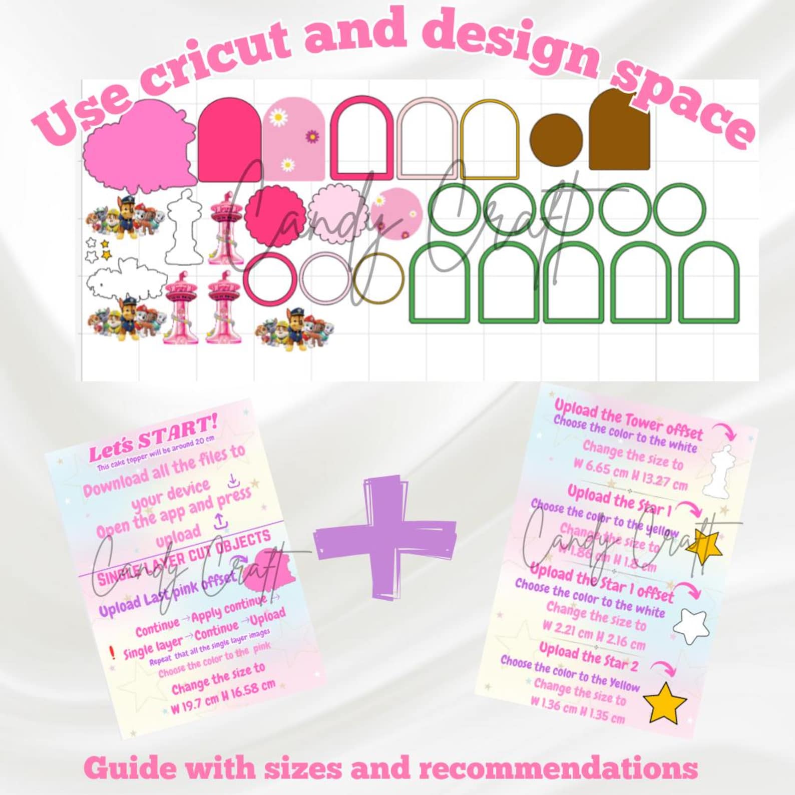 Puppy Shaker Cake Topper Digital Design, Paw Puppy, Patrol Dogs, Girl ...