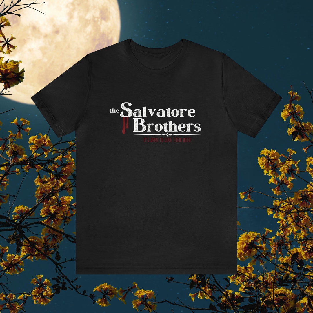 The Salvatore Brothers TVD Custom Designed Tribute Shirt Embrace the ...