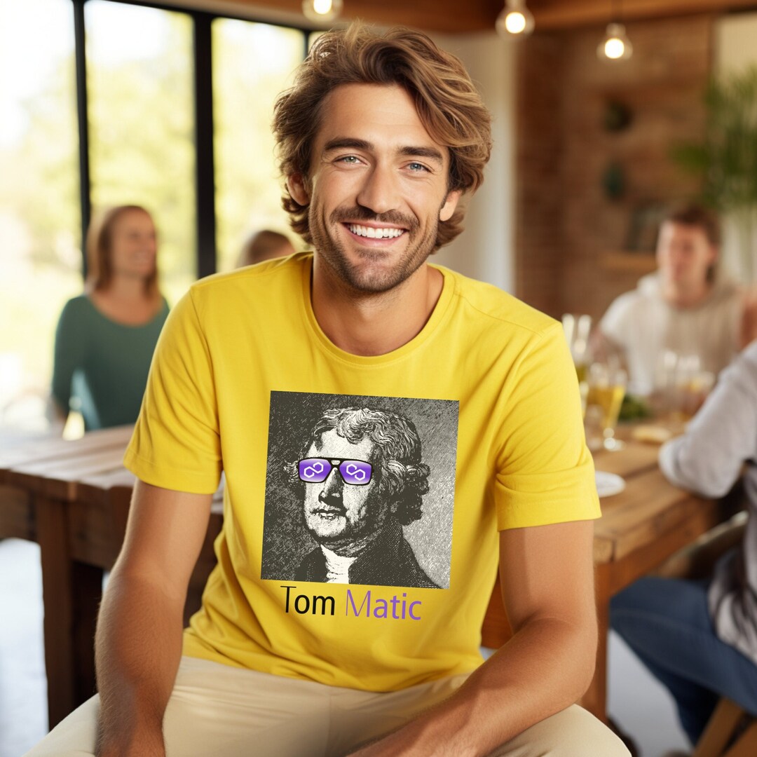 Tom Matic Thomas Jefferson's Polygon Crypto Revolution - Etsy