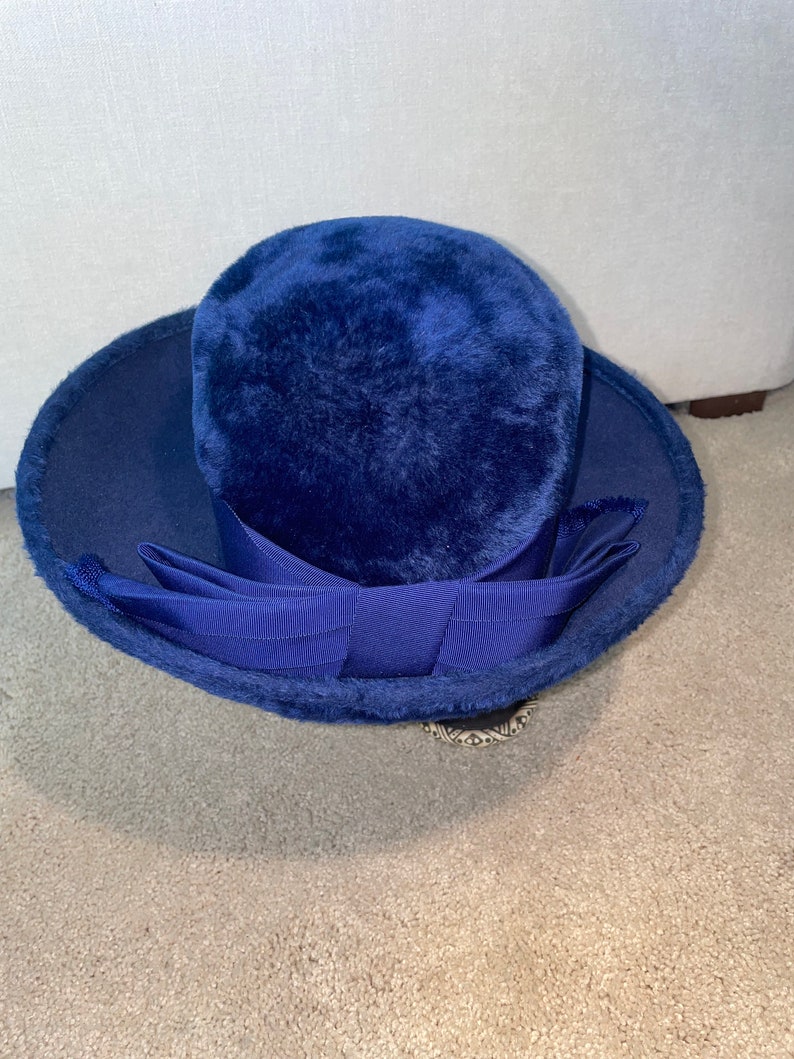 Mr. John Jr. Women's Vintage Blue Hat - Etsy
