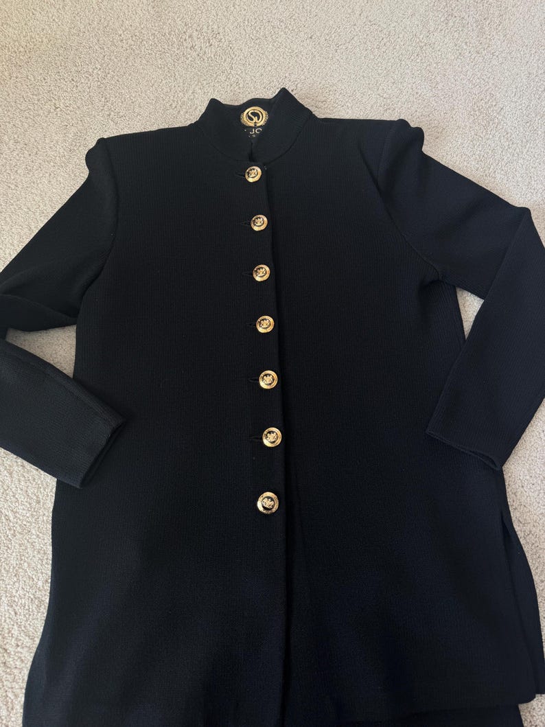 St. John Two Piece Jacket and Skirt Set - Etsy