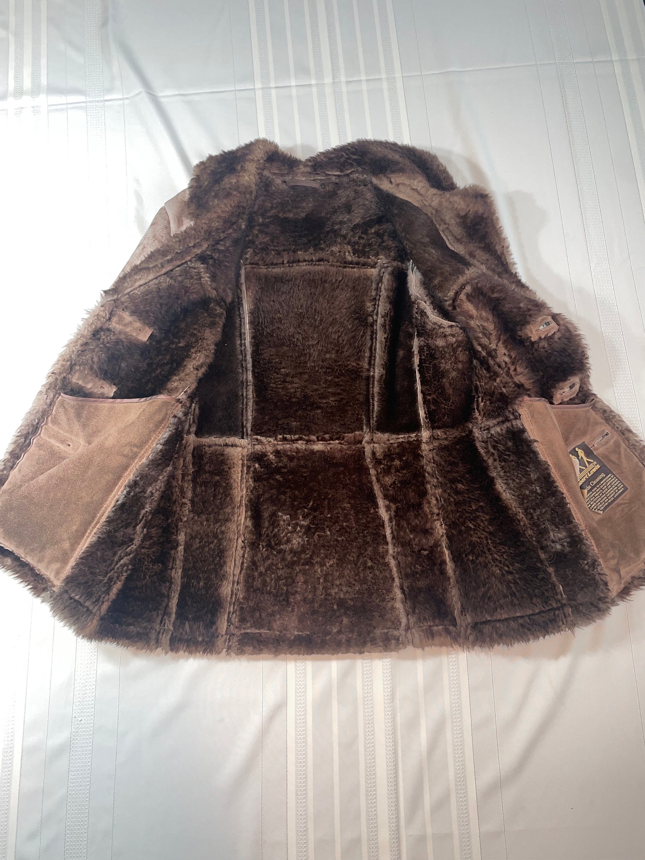 Robert Lewis Genuine Men's Sheepskin Coat - Etsy