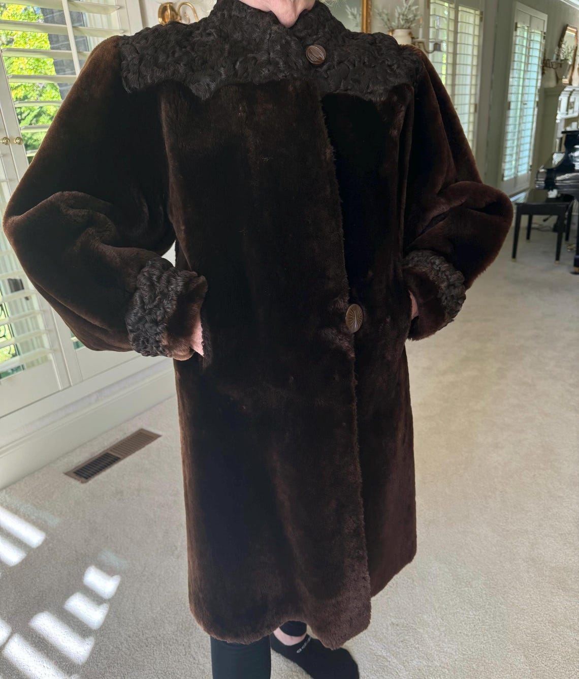 1939 Genuine Beaver Coat With Persian Lamb Collar and Cuffs - Etsy