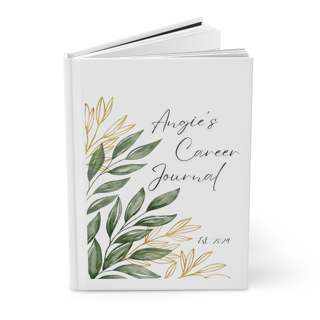 Custom Career Journal Gift for Graduate Personalized Lined Journal ...