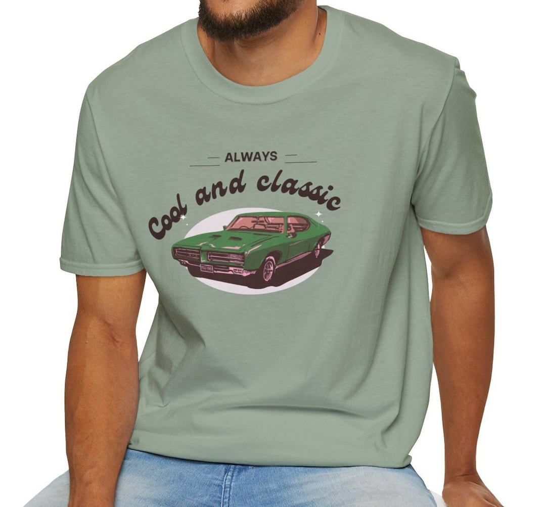 Classic Car Shirt Cool Retro Car T-shirt Vintage Style Auto T Car Show ...